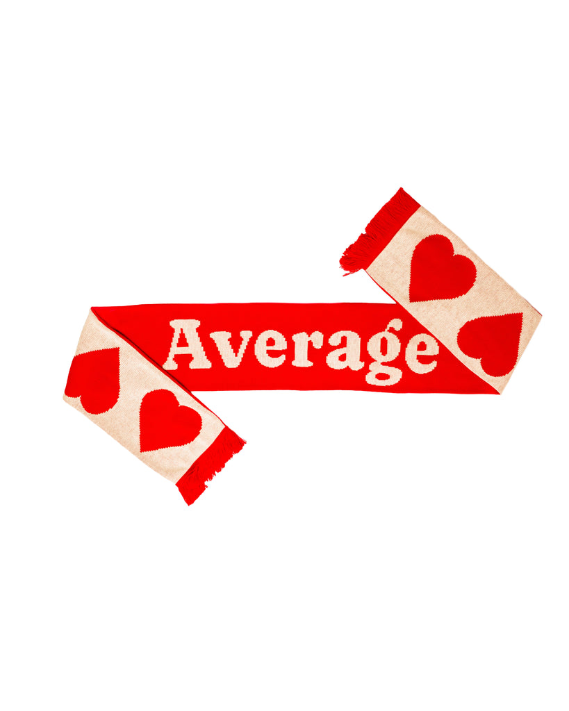 Average Scarf Red – Merch by Average Rob