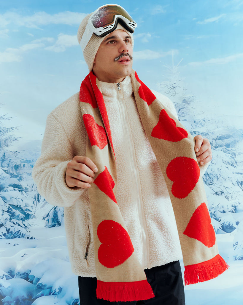 Average Scarf Red – Merch by Average Rob